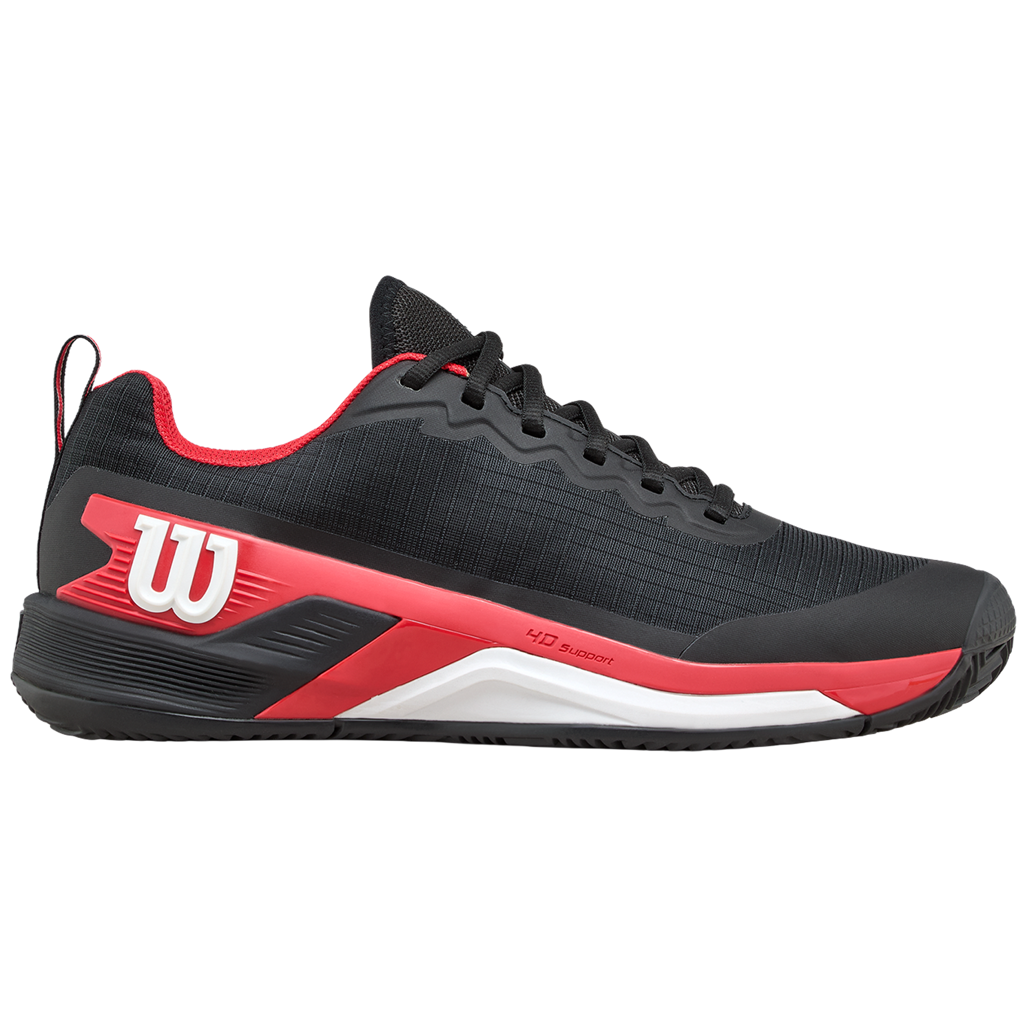 Wilson Rush Pro 4.5 Clay Men's Black/Red/White - All Things Tennis ltd